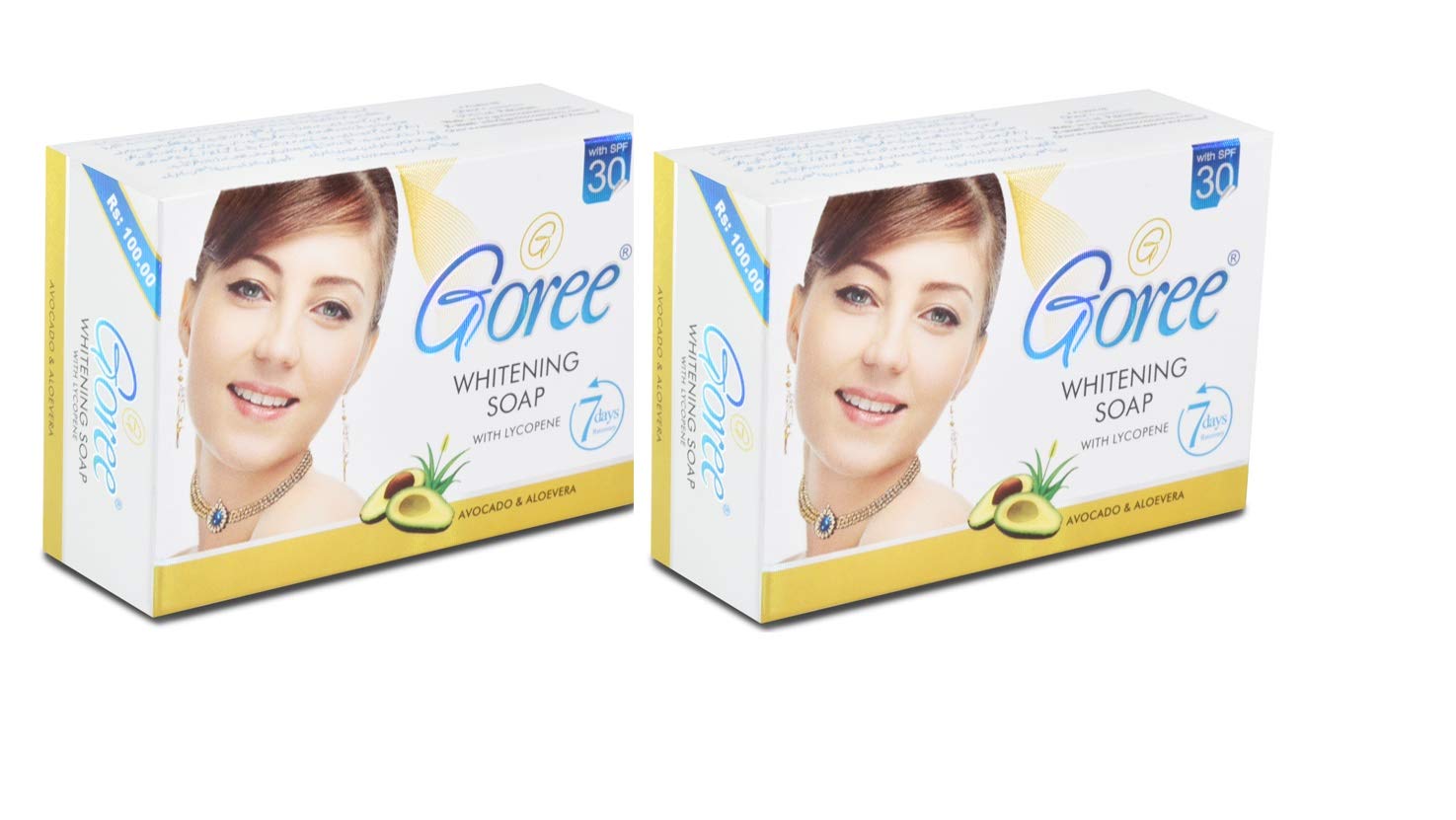 GOREE WHITENING SOAP WITH LYCOPENE PACK OF 2 - Goreeofficial